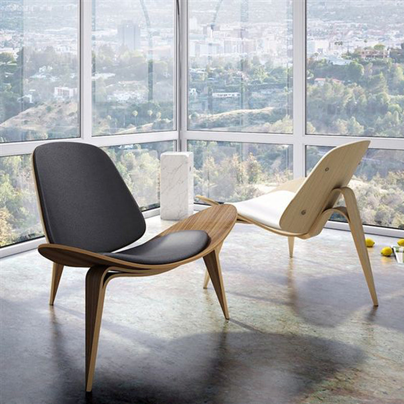 Hans Wegner Shell Chair CH70 Black White MITYHOME Mityhome